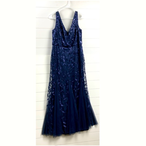 Ever Pretty | Dresses | Ever Pretty Navy Blue Dress With Sequins Size 4 ...